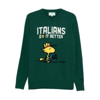 MC2 Saint Barth Heron Sweater - - Knitwear - Herren - Gr&uuml;n - S