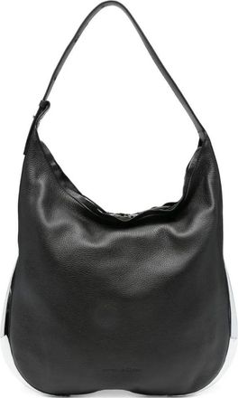 Benedetta Bruzziches Hobo Bags - Black Deer Leather Shoulder Bag - Gr. unisize - in Schwarz - für Damen