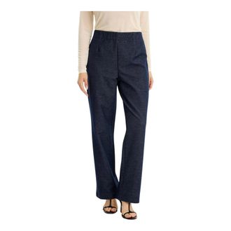In Front Hosen - - Trousers - Damen - Blau - L