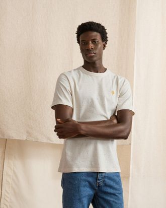 Faguo T-shirt oversize &eacute;cru coton bio