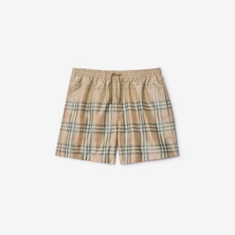Burberry Short de bain Gradient Check, Size: XXXL