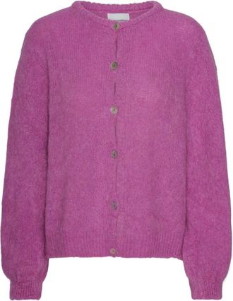 Americandreams Americandreams, Femme, Pulls, Violet, Taille: 42 FR Susan Alpaca Cardigan