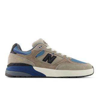 New Balance Unisexe NB Numeric Andrew Reynolds 933 en Marron/Bleu, Su&egrave;de/Mesh, Taille 40.5 Large