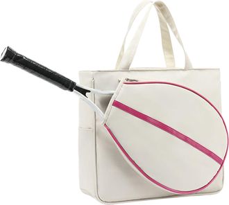 Generic Tennisschl&auml;gertasche | Tennisschl&auml;gertasche mit Schutz, wasserdichter Schl&auml;gerhalter, gro&szlig;e Kapazit&auml;t, Rucksack f&uuml;r Anf&auml;nger, Erwachsene, Fitnessstudi