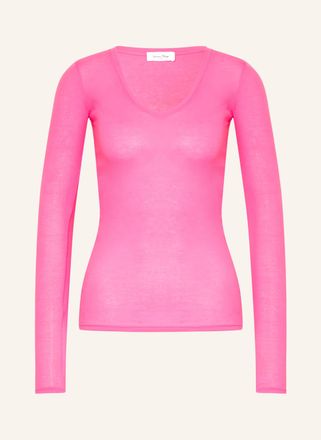 American Vintage American Vintage Longsleeve Masachusetts pink