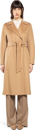 Max Mara Wool Cashmere Silk Wrap Coat
