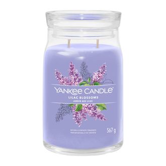 Yankee Candle Company Signature Duftkerze | große Kerze mit langer Brenndauer Lilac Blossoms | Soja-Wachs-Mix | Perfekte Geschenke für Frauen