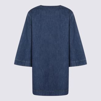 Valentino Womens Dresses Medium Blue