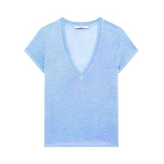 Iro Rodeo T-Shirt - - Tops - Damen - Blau - L