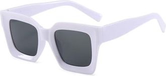 Generic Lunettes De Soleil Dext&eacute;rieur &Agrave; Grande Monture For Hommes, For Les Vacances, D&eacute;placements, Le Sport Et Femmes(White)