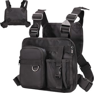 Generico Sportbox-Paket - Fronttasche für Männer, leichte Outdoor-Weste | multifunktionaler Rucksack für Mobiltelefone, Rucksäcke, Geschirr für Trainingstasche