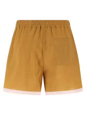 Marni Womens Bicolor Calfskin Bermuda Shorts