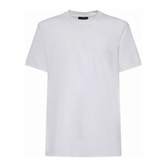 Fay Piquet T-Shirt - - Tops - Herren - Wei&szlig; - 3XL