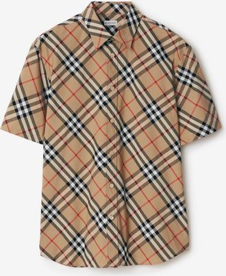 Burberry Baumwollhemd in Check, Size: XXL