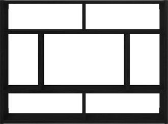 Generic Modernes Schwebendes Wandregal, Dekoratives Pr&auml;sentationsregal aus Holzwerkstoff, Offener Aufbewahrungsorganisator f&uuml;r Wohnzimmer, Schlafzimmer-Wandde