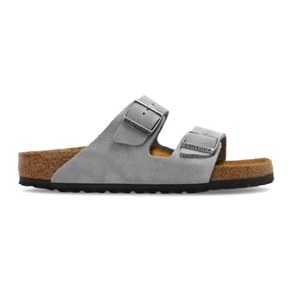 Birkenstock Femme, Chaussures, Gris, Taille: 39 EU Arizona Suede Narrow Fit