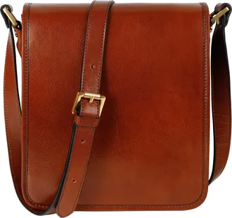 Time Resistance Schultertasche aus Leder Herren - Messenger Bags - Umhängetasche Herren - Elegante Ledertasche - Herren Tasche