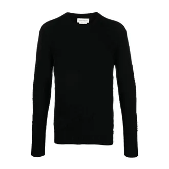 Alexander McQueen Herren, Strickwaren, Schwarzk, SGr&ouml;&szlig;e