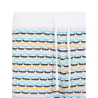 Casablanca Multi Bermuda Shorts - White