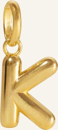 Pompidou Anh&auml;nger Puffy Letter K By Glambou gold