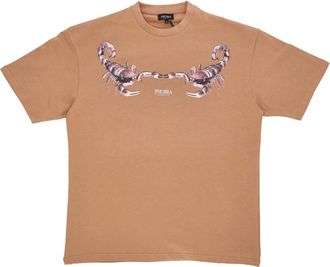 Phobia Archive Homme, Tops, Orange, Taille: XS Scorpion Print Tee
