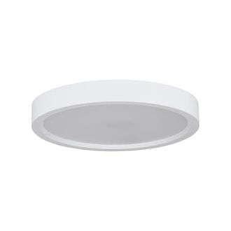 Eglo LED Deckenlampe Idun-E, runde Deckenleuchte K&uuml;che, Aufbauleuchte B&uuml;ro, B&uuml;rolampe aus Kunststoff in Wei&szlig;, neutralwei&szlig;, &Oslash; 28,5 cm