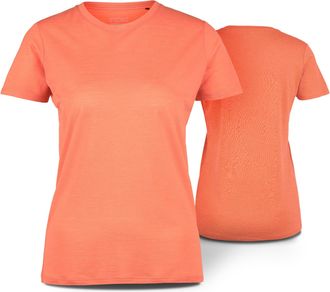 Stoic Womens Merino155 LaholmSt. Merino T-Shirt Damen aus 87% Merinowolle Anteil - Atmungsaktives Kurzarm Shirt für Wandern & Freizeit - Geruchshemmend & te