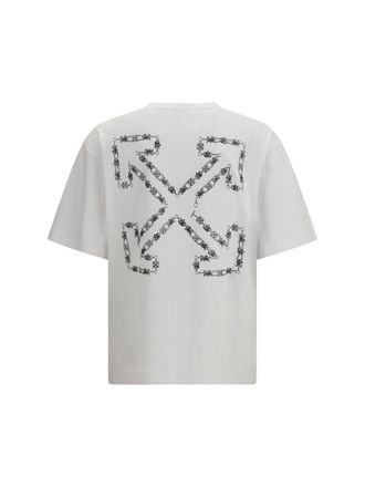 Off-white Chain Araldic T-Shirt - White