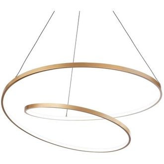 Ideal Lux Ideal Lux - oz Plafonnier led int&eacute;gr&eacute; 80 cm en laiton 2700 k