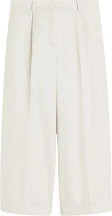 Max Mara Femme, Pantalons, Gris, Taille: 42 FR Danza Wide Pantalons