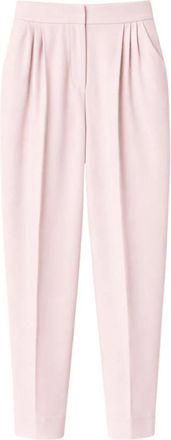 Twinset Femme, Pantalons, Rose, Taille: 38 FR Cool Wool Cropped Pantalons