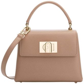 Furla Sacs &Agrave; Main Mini 1927 Cuir Gris