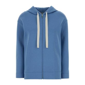 Max Mara Smmdoria Zip-through - Femme - Sweatshirts et sweats &agrave; capuche - Bleu - Taille: 36 FR