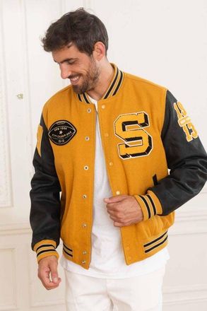 Schott NYC Blouson Lcteddybd2 yellow/black