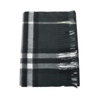 Burberry Femme, Accessoires, Vert, Taille: ONE Size Mu Giant Chk Scarf