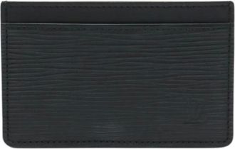 Louis Vuitton Porte-cartes Epi Pre-owned - Femme - Pre-owned - Noir - Taille: ONE Size