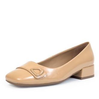 Aerosoles ISAI pour femme, Similicuir verni beige Bisque, 42 EU