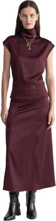 &Aacute;eron Femme, Robes, Rouge, Taille: 44 FR FOX Maxi Skirt