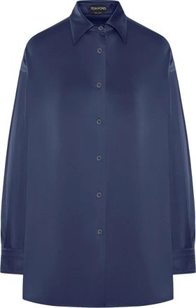 Tom Ford Bluse - Blau