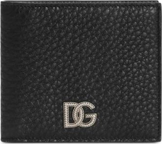 Dolce & Gabbana Portefeuille en cuir de veau Dolce & Gabbana avec logo Dg