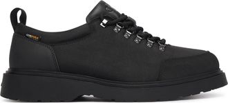 Calvin Klein Halbschuhe Calvin Klein Combat Hiking Shoe Mix Mat Wl HM0HM02248 Schwarz