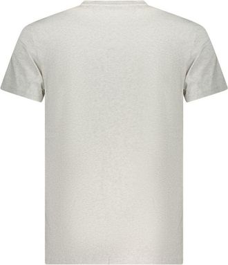 Tommy Hilfiger Logo-Printed Cotton T-Shirt - Gray