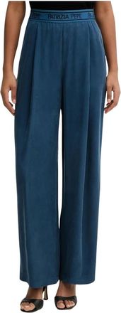 Patrizia Pepe Damen, Hosen, Blau, LGr&ouml;&szlig;e