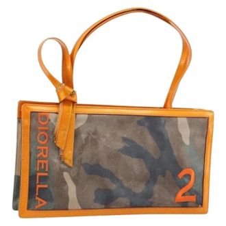 Dior Pre-owned Vintage Canvas Hand Bag - - Pre-owned - Damen - Gr&uuml;n - ONE SIZE