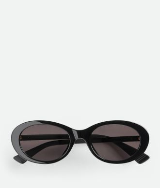 Bottega Veneta Lunettes De Soleil Ovales Classic - Bottega Veneta