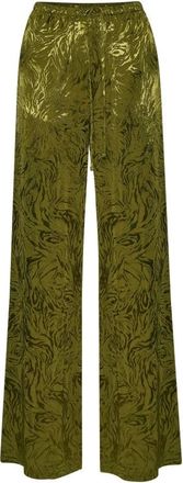 Silvian Heach Femme, Pantalons, Vert, Taille: 36 FR Lhames Wide Pantalons