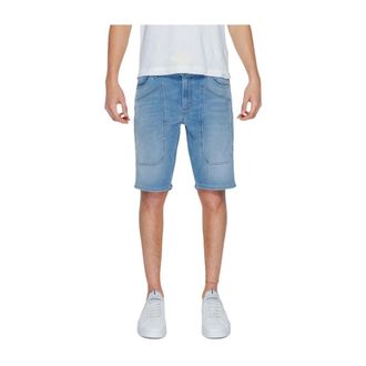 Jeckerson Denim Bermuda Shorts Hellblau - - Shorts - Herren - Blau - W29