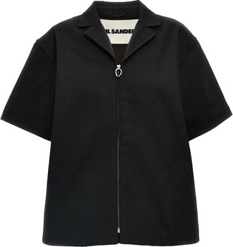 Jil Sander Klassisches Jeanshemd - Schwarz