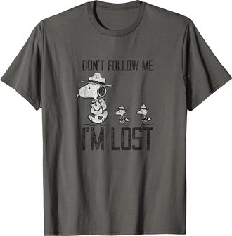 Peanuts Snoopy Dont Follow Me Im Lost T-Shirt