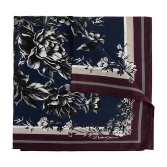 Dolce & Gabbana Seidenschal - - Accessories - Herren - Blau - ONE SIZE